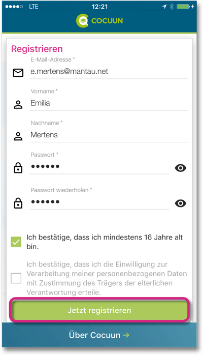 Die ersten Schritte mit Cocuun | Cocuun